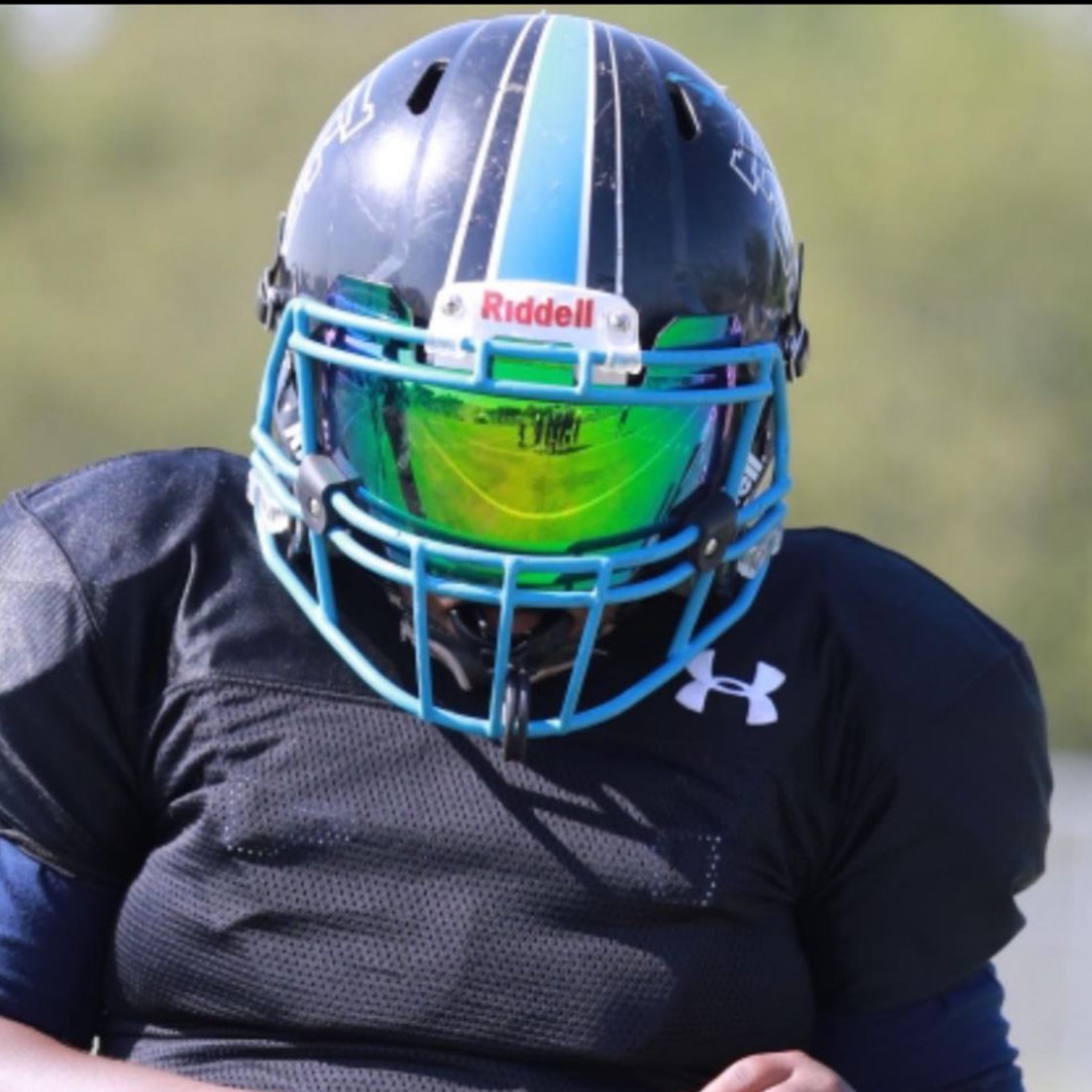 Green Football Visor